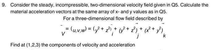 Solved Consider the steady, incompressible, two-dimensional | Chegg.com
