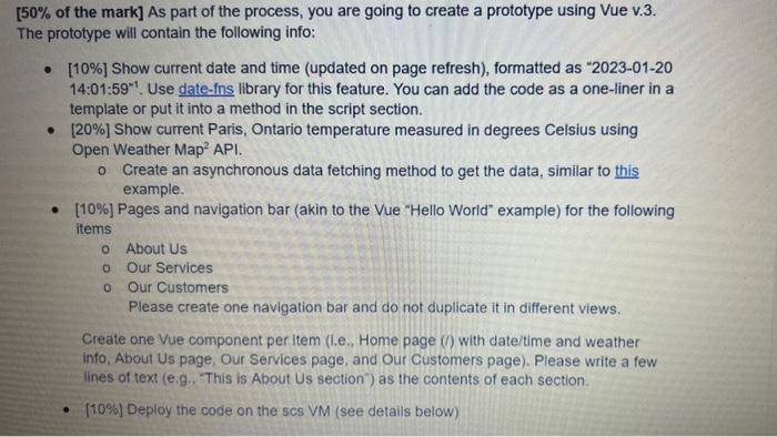 Solved 50% of the mark] As part of the process, you are | Chegg.com