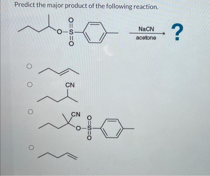 Solved Predict the major product of the following sequence | Chegg.com