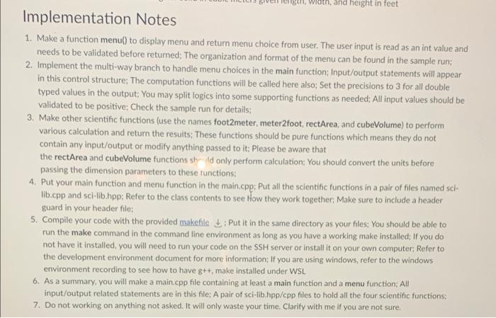 Solved Project 3 Scientific Calculation Learning Objective • | Chegg.com