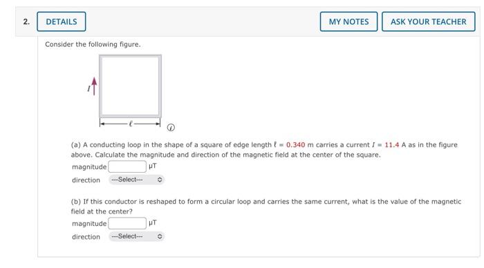 Solved Consider the following figure. (a) A conducting loop | Chegg.com