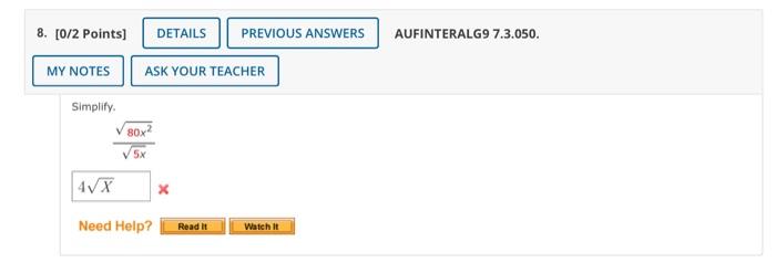 [Solved]: 8. need clear answer step by step Simplify.