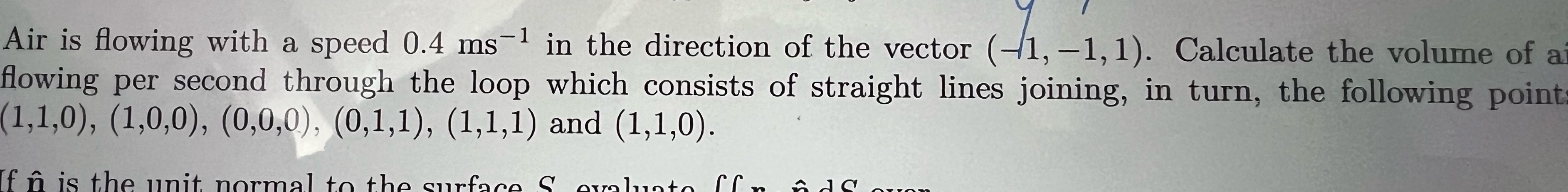 Solved Air is flowing with a speed 0.4ms-1 ﻿in the direction | Chegg.com