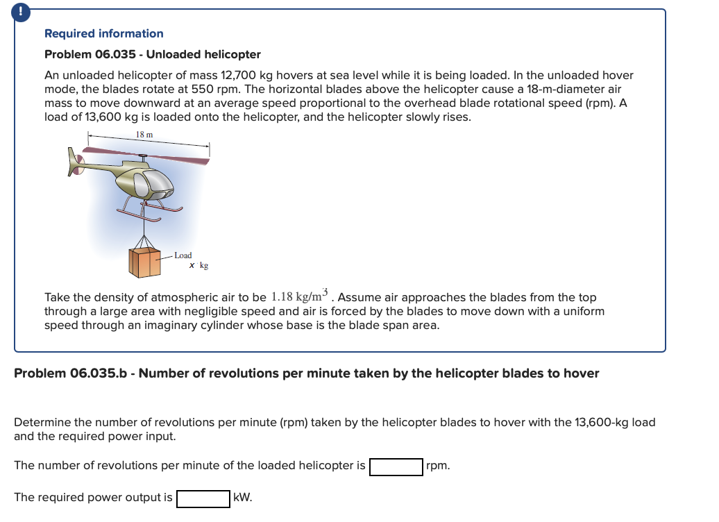 Solved Required informationProblem 06.035 - ﻿Unloaded | Chegg.com