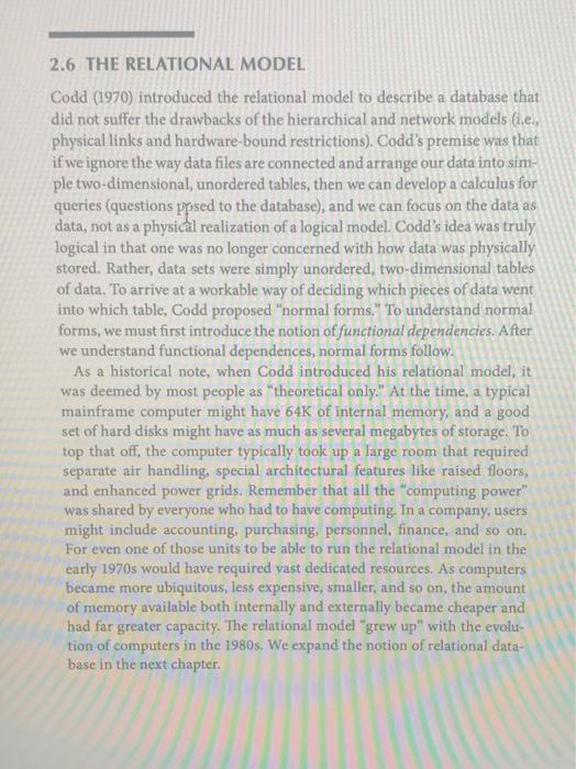2 4 Database Models We Now Take A Look Back At