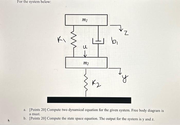 Solved a. [Points 20] Compute two dynamical equation for the | Chegg.com
