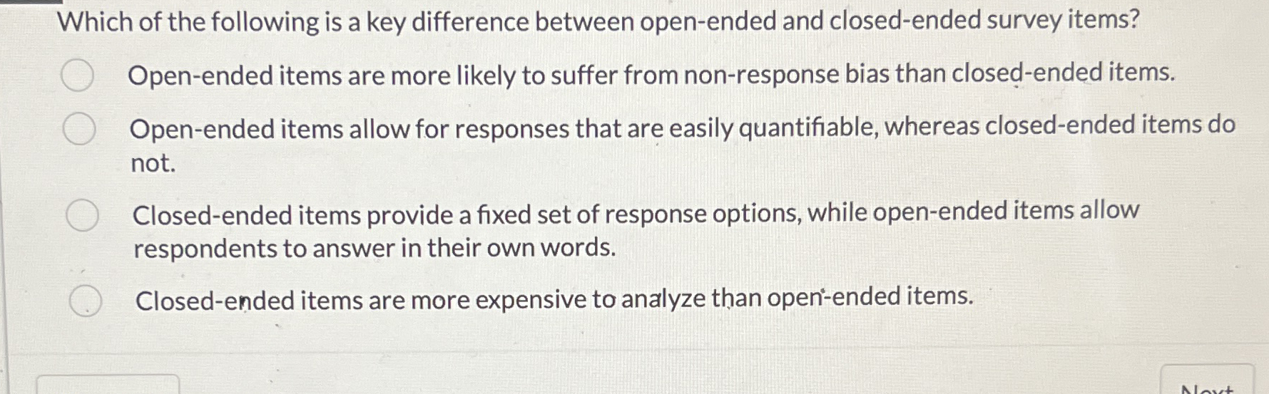 Solved Which of the following is a key difference between | Chegg.com