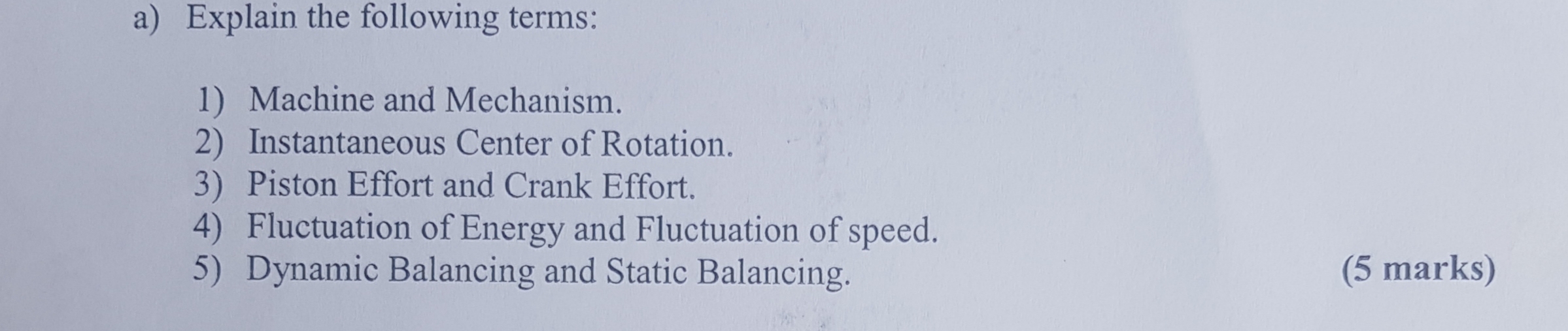 a) ﻿Explain the following terms: 1) ﻿Machine and | Chegg.com