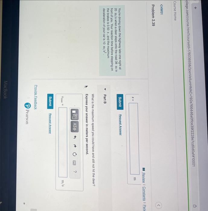 Solved Youre driving down the highairy late one night at 20 | Chegg.com