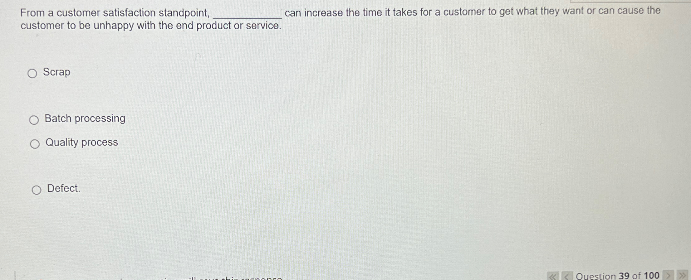 Solved From a customer satisfaction standpoint, can increase | Chegg.com