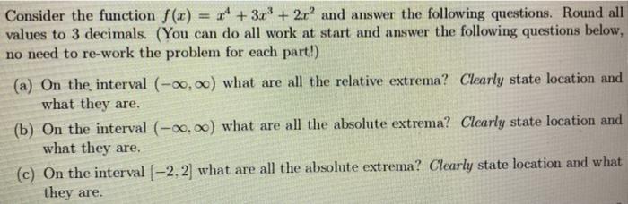 Solved Consider the function f(x) = x + 3x + 2.? and answer | Chegg.com