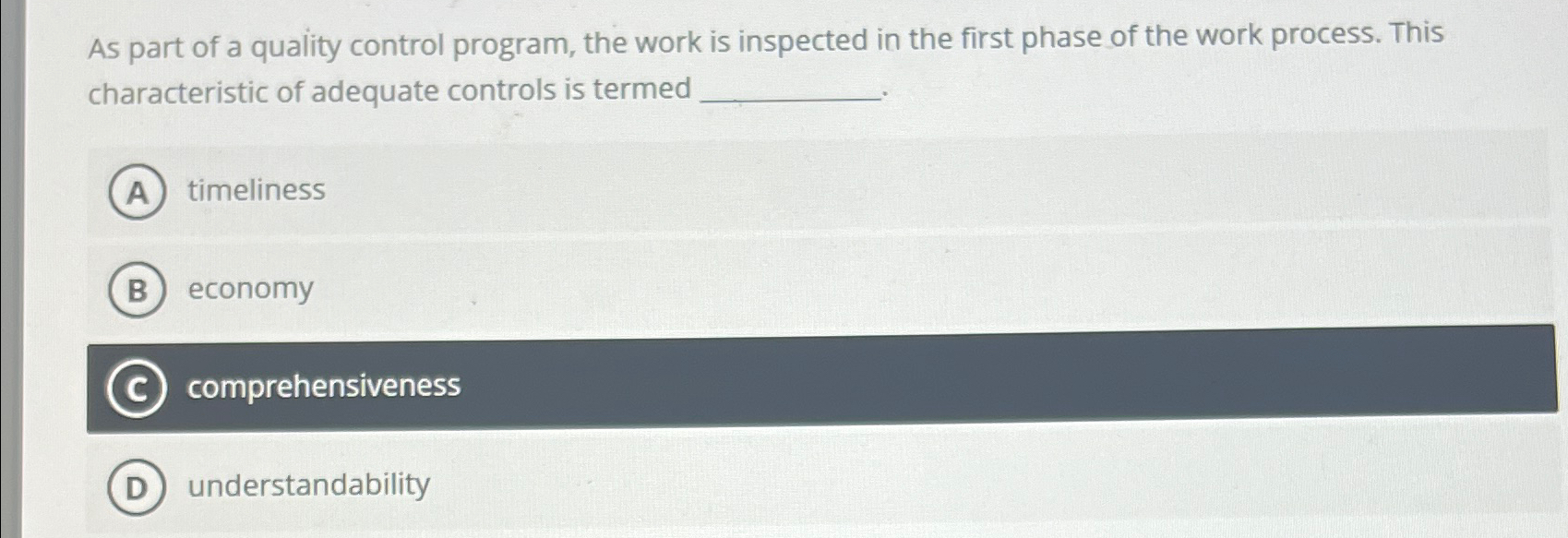 Solved As part of a quality control program, the work is | Chegg.com