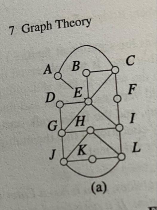 Solved 7 Graph Theory | Chegg.com Solved 7 Graph Theory | Chegg.com