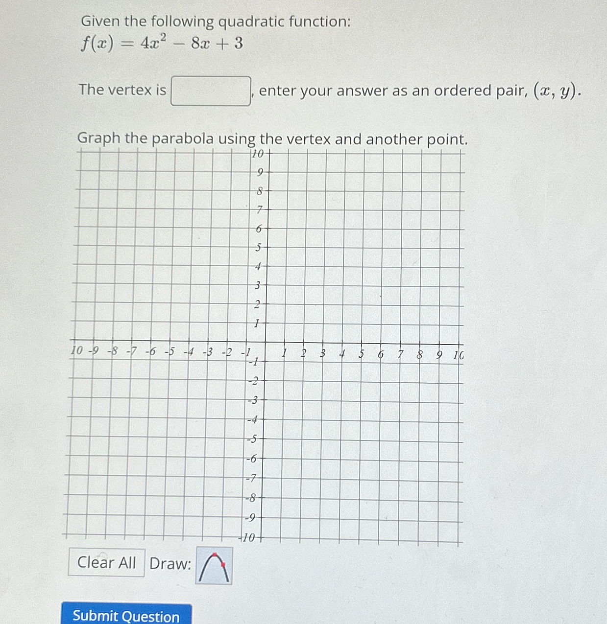 Solved Given The Following Quadratic 