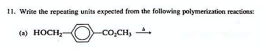 Solved Write the repeating units expected from the following | Chegg.com Solved Write the repeating units expected from the following | Chegg.com