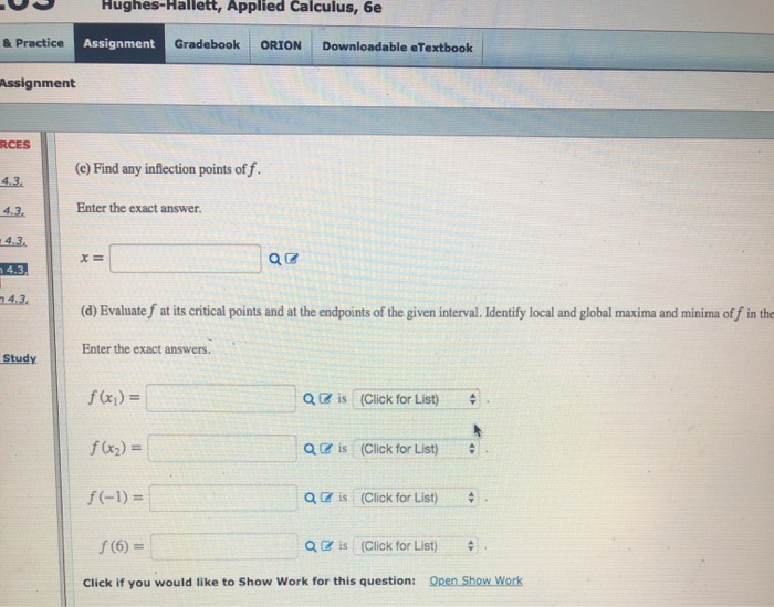 Solved ignment Chapter 4, Section 4.3, Question 022abcd | Chegg.com