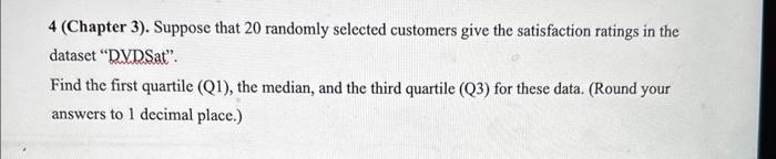 Solved 4 (Chapter 3). Suppose that 20 randomly selected | Chegg.com