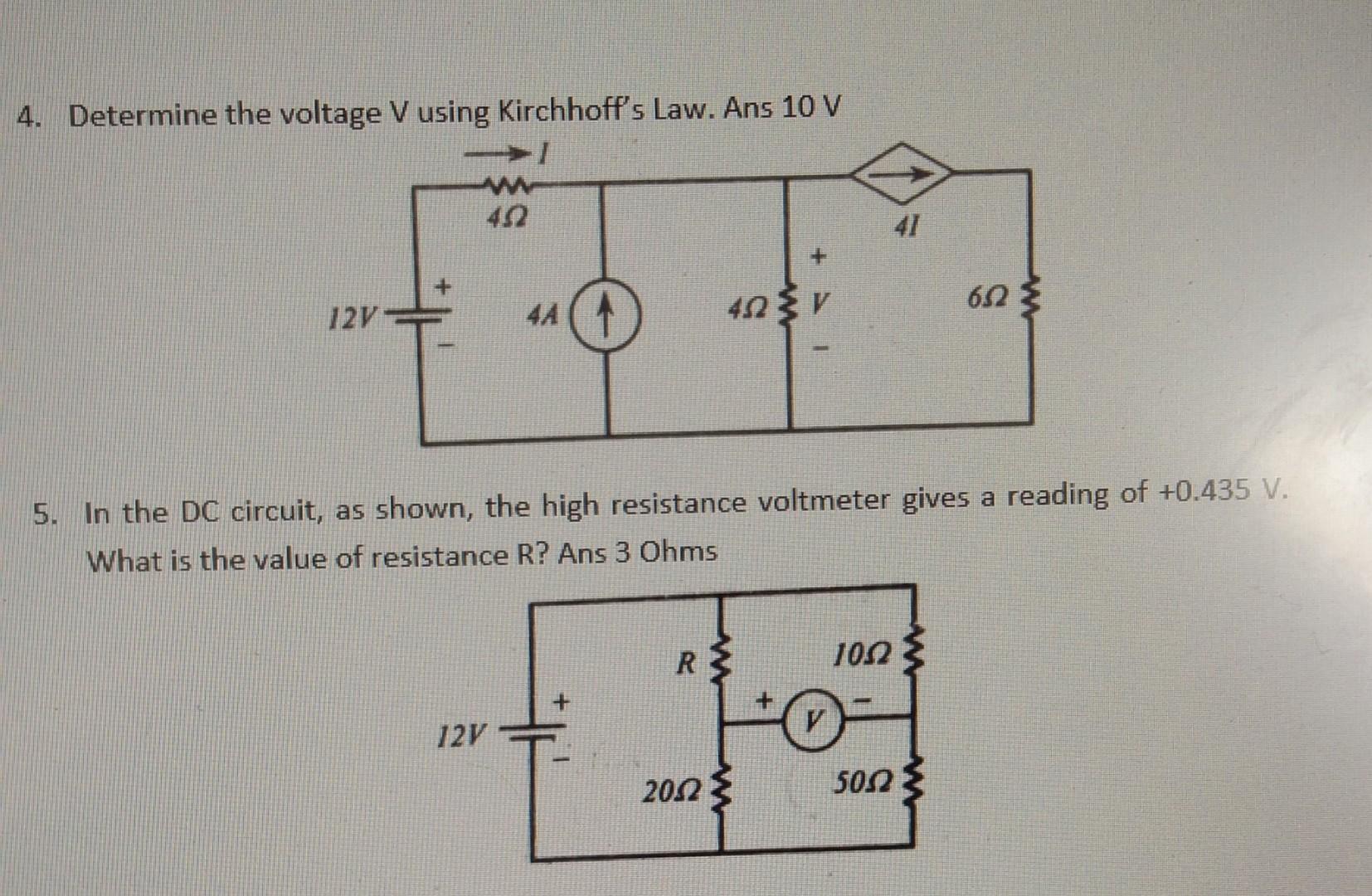 Solved 3. Solve for V using Maxwell's mesh method. Ans. 4V | Chegg.com Solved 3. Solve for V using Maxwell's mesh method. Ans. 4V | Chegg.com