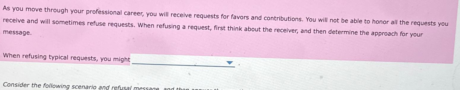 Solved As you move through your professional career, you | Chegg.com
