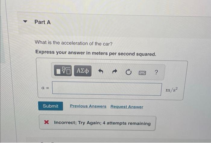 Solved A car sits in an entrance ramp to a freeway, waiting | Chegg.com