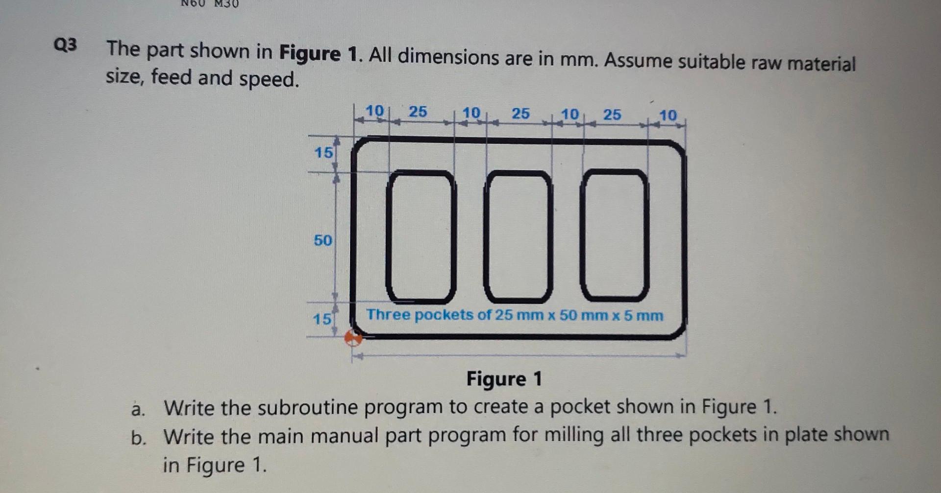 Solved the part shown in figure 1. all dimensions are in mm. | Chegg.com