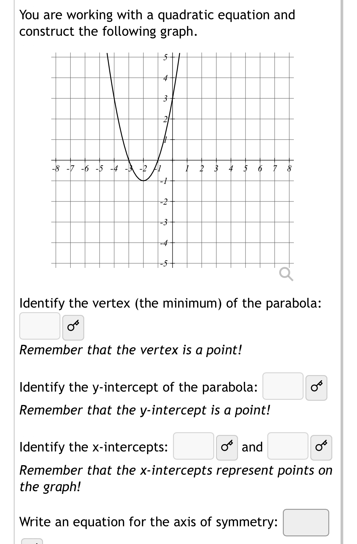 Solved You are working with a quadratic equation | Chegg.com