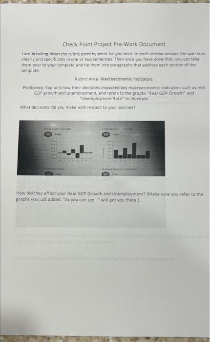 Solved Check Point Project Pre-Work Document I am breaking | Chegg.com