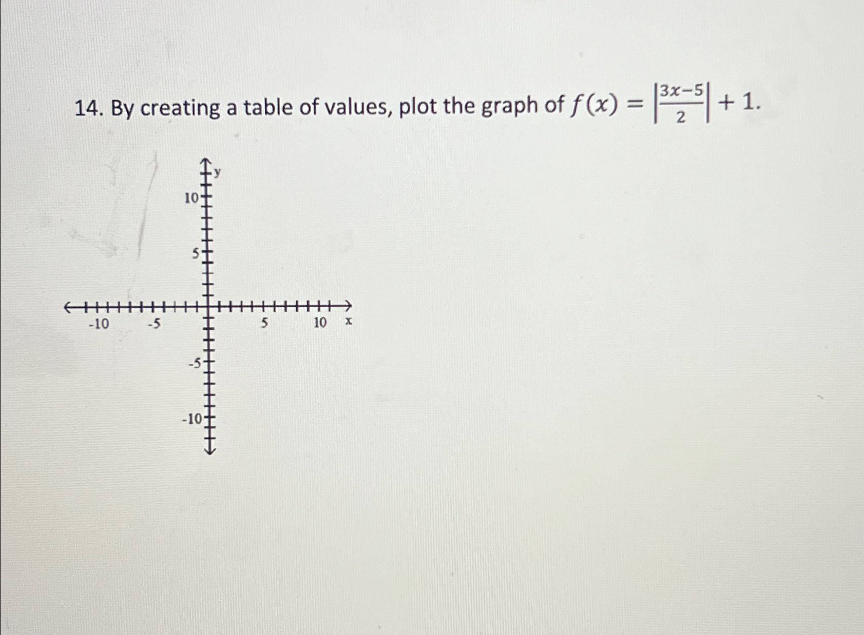 Solved By Creating A Table Of Values Plot The Graph Of 6230