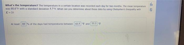 Solved Co What's the temperature? The temperature in a | Chegg.com