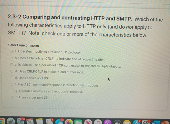 Solved 2.2-1 "HTTP is stateless." What do we mean when we | Chegg.com
