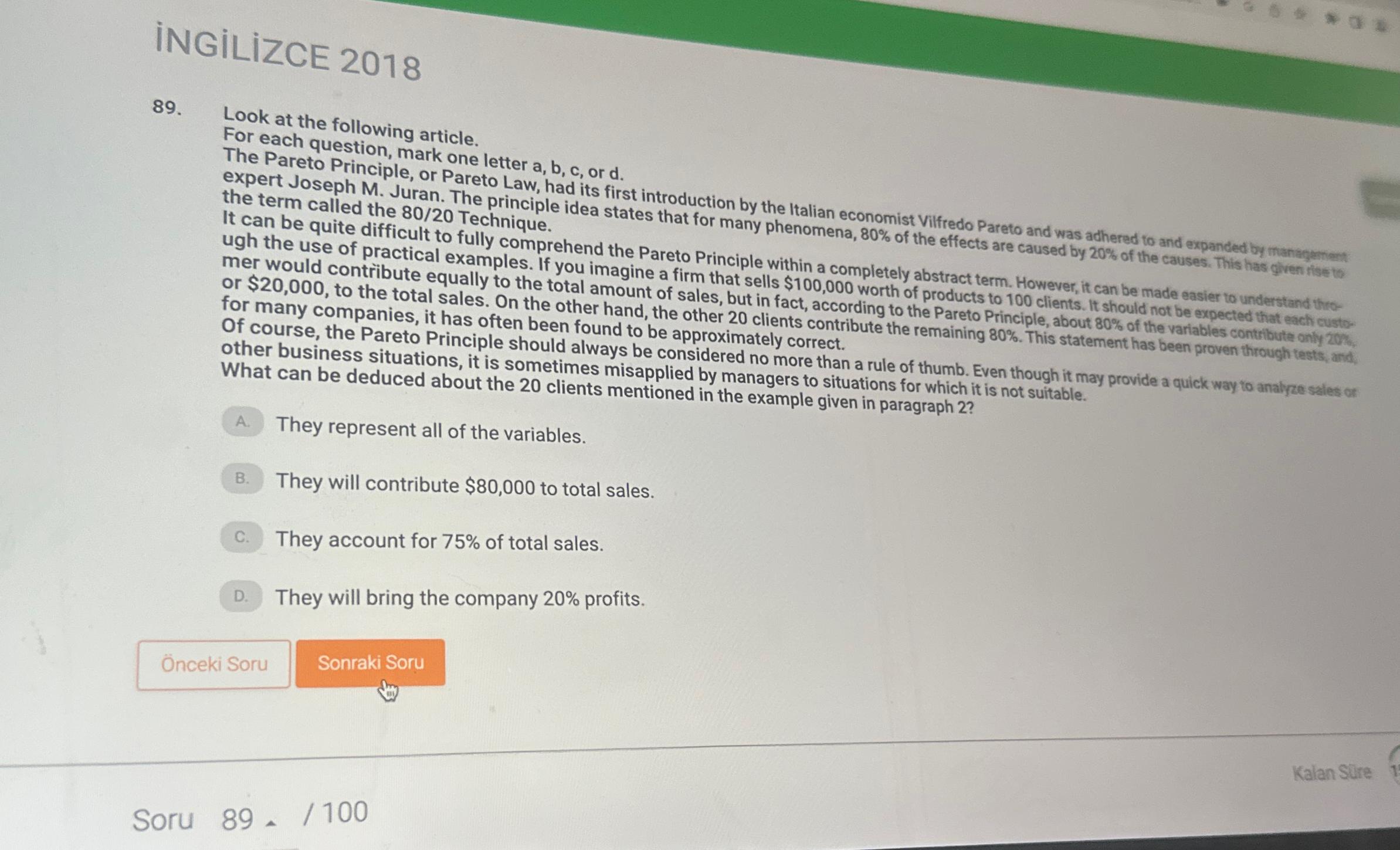 Solved INGILIZCE 201889. ﻿Look at the following article.For | Chegg.com
