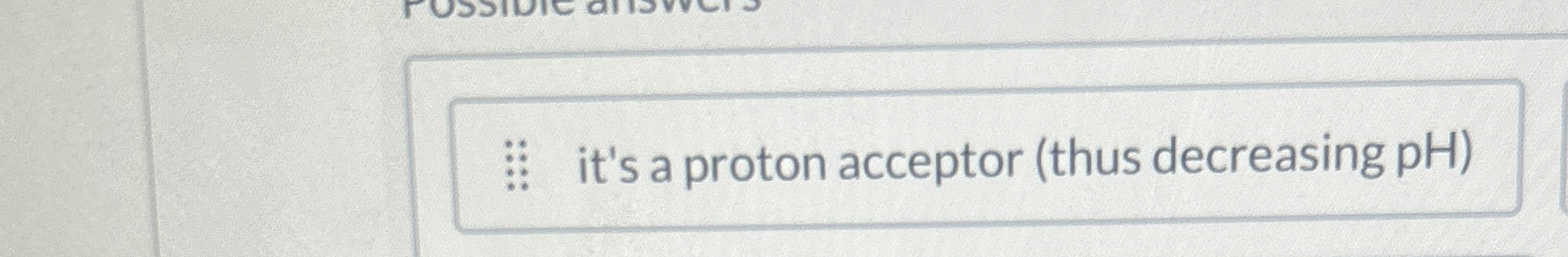 Solved it's a proton acceptor (thus decreasing pH)lactic | Chegg.com