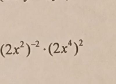 Solved (2x2)-2*(2x4)2 | Chegg.com