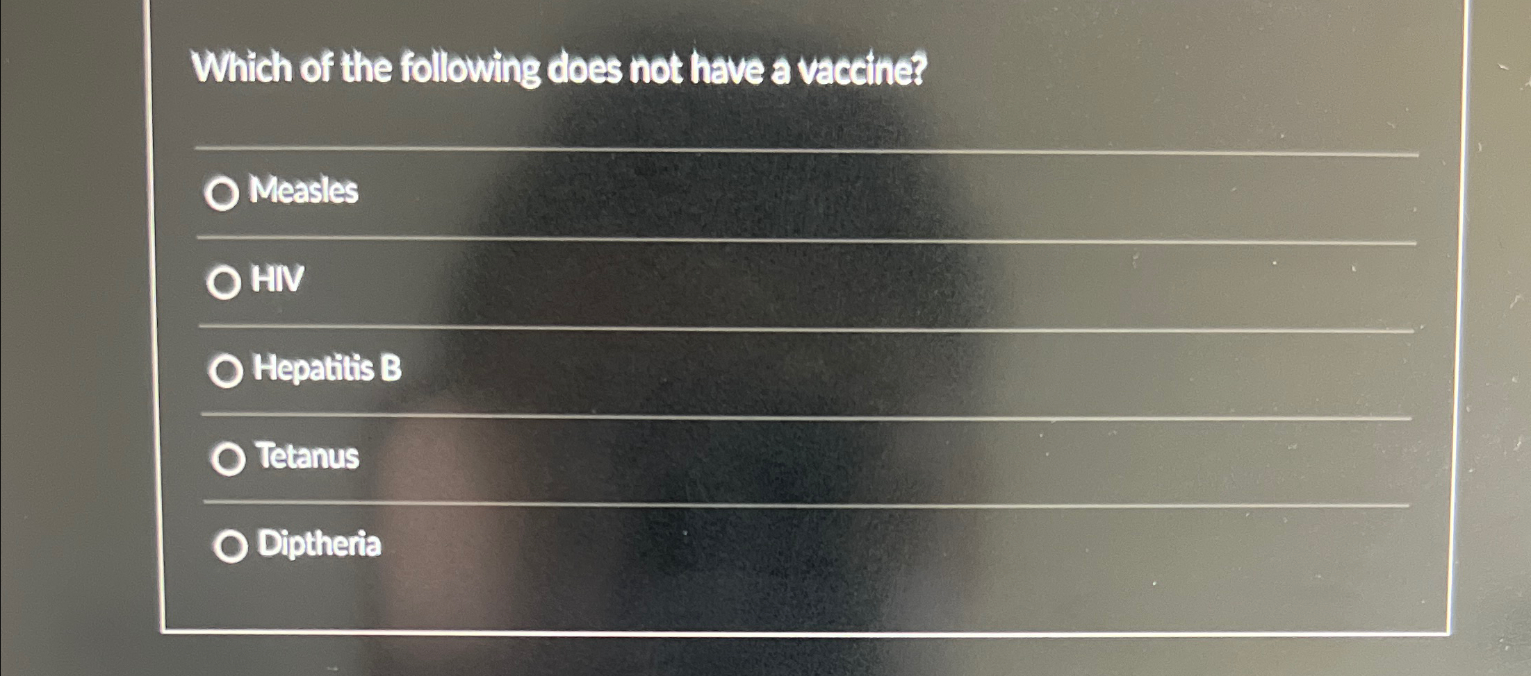 Solved Which of the following does not have a | Chegg.com