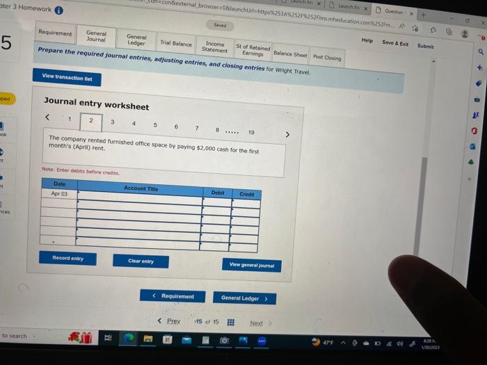 Solved GL0305 (Algo) - Based on Problem 3-5A LO P1, P3, P4, | Chegg.com