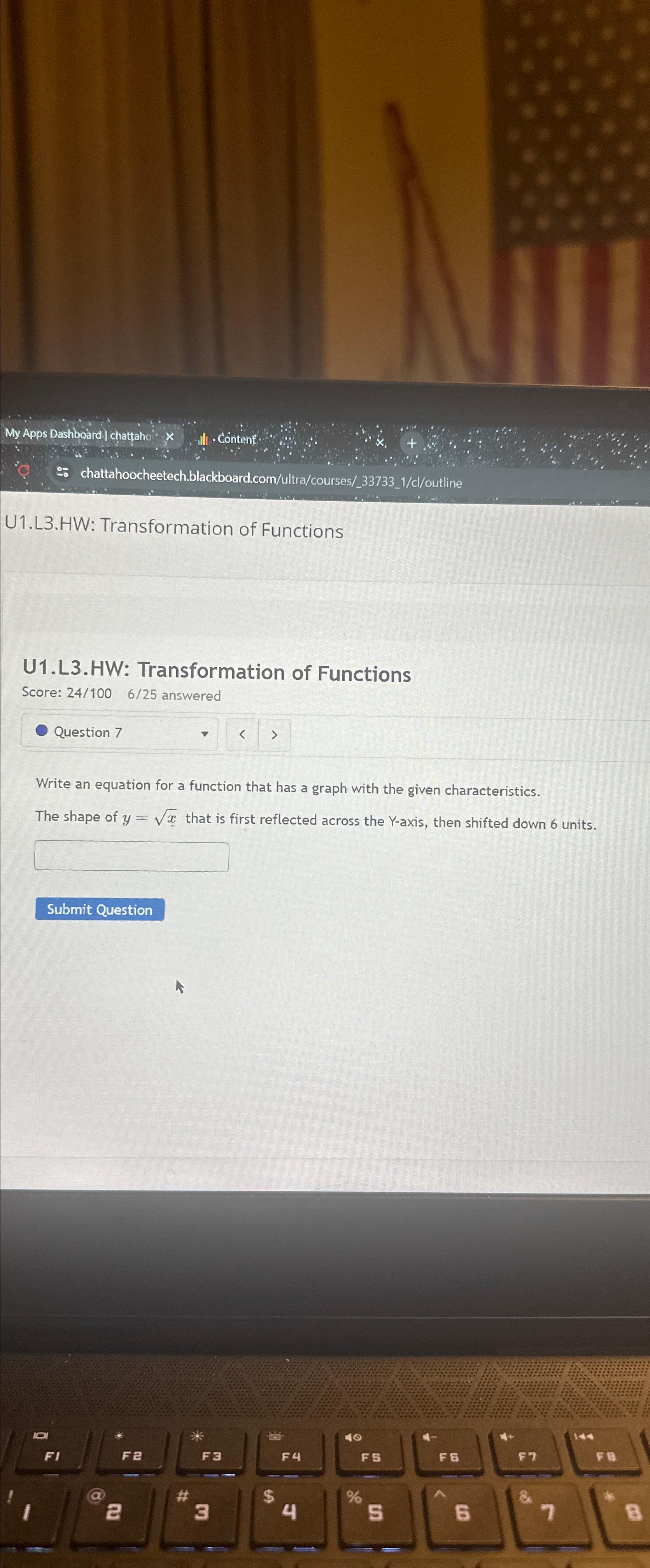 Solved U1.L3.HW: Transformation of FunctionsU1.L3.HW: | Chegg.com