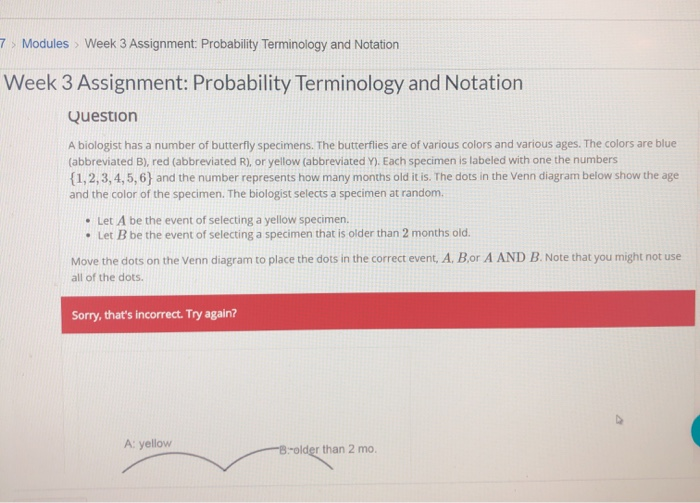 7 Modules Week 3 Assignment. Probability Terminology | Chegg.com