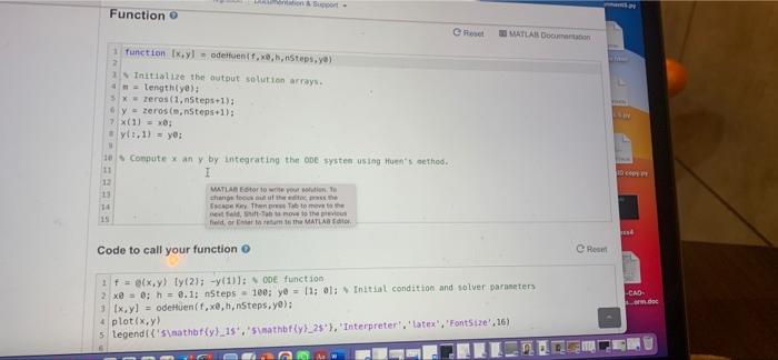 Solved CompSMAP 2022 > MATLab formative assessment 3 > HT | Chegg.com
