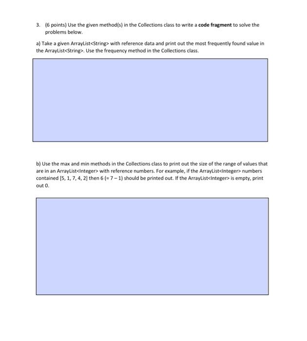 Solved 3. (6 points) Use the given method(s) in the | Chegg.com