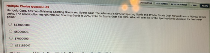 Solved CALCULATOR FULL SCREEN PRINTER VERSION BACK NEXT | Chegg.com