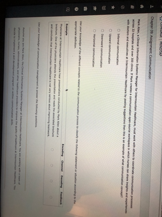 Solved: CENGAGE MINDTAP Chapter 19: Assignment: Communica Solved: CENGAGE MINDTAP Chapter 19: Assignment: Communica