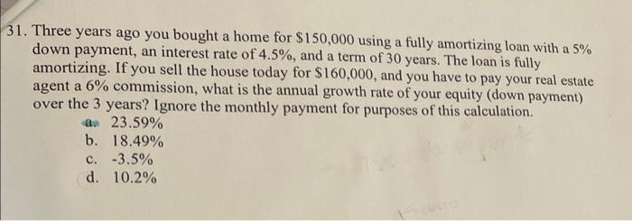 Solved Please show step by step how to solve using TVM | Chegg.com