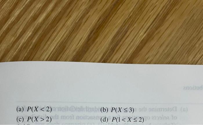 Solved 3 36 Determine The Cumulative Distribution Function