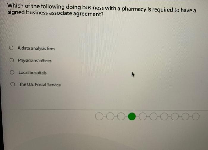 Solved Which of the following is considered PHI? O Billing | Chegg.com