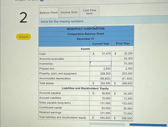 Solved Solve For The Missing Numbers Solve For The Missing Chegg