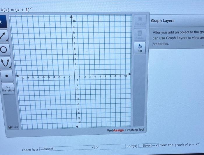 Solved k(x)−(v+1)2 Graph Layers After you add an object to | Chegg.com Solved k(x)−(v+1)2 Graph Layers After you add an object to | Chegg.com