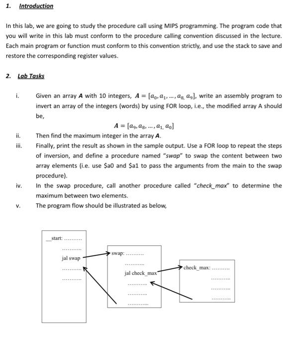 Solved 1. Introduction In this lab, we are going to study | Chegg.com