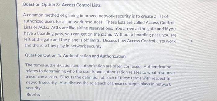 Solved Question Option 1: Intrusion Detection Networks often | Chegg.com
