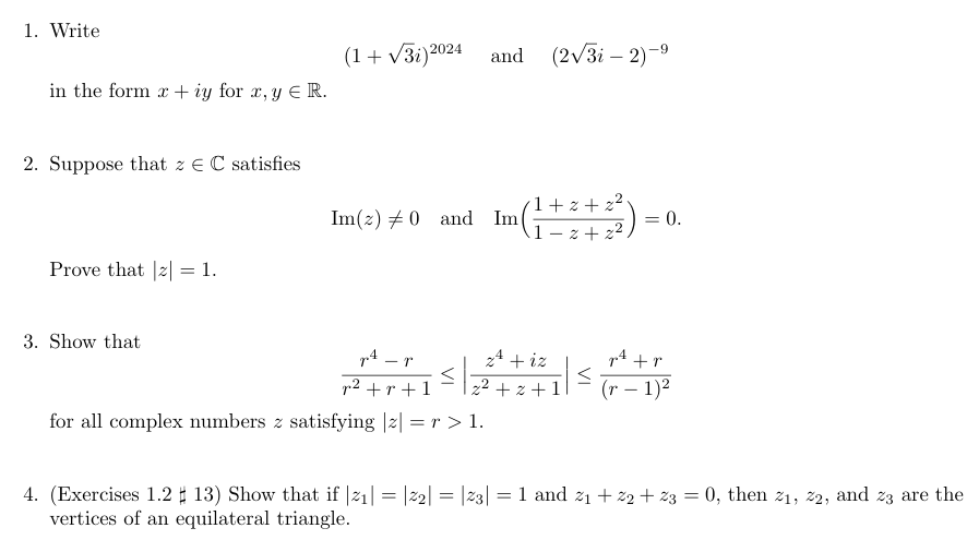 Solved Write(1+32i)2024 ﻿and (232i-2)-9in the form x+iy ﻿for | Chegg.com