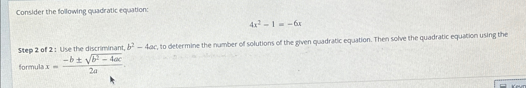 Solved Consider the following quadratic | Chegg.com